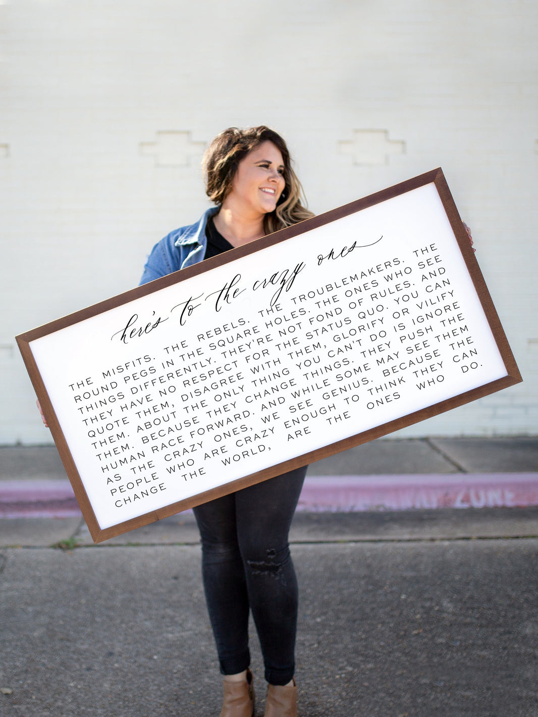 Wood Framed Word Art Wall Decor | Smallwoods