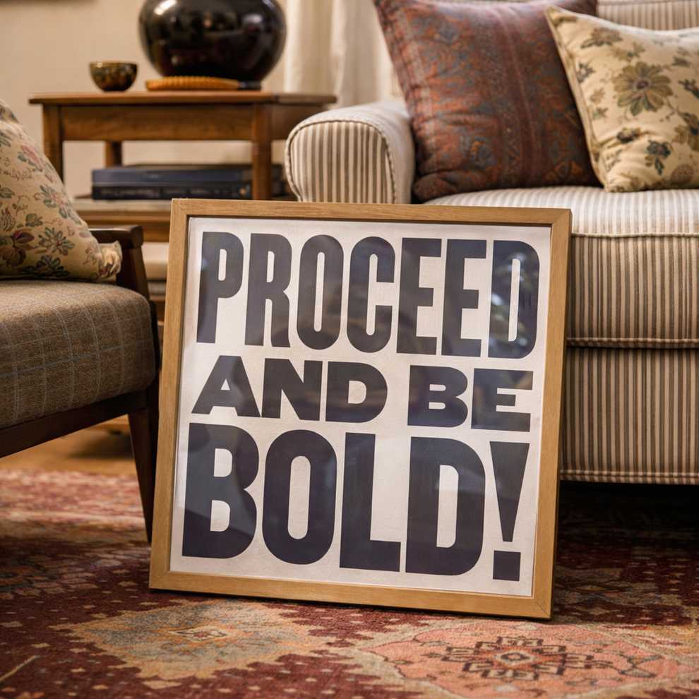 Be Bold - Wood Frame - Art Acrylic – Smallwoods