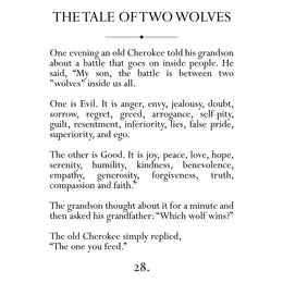 Tale of Two Wolves Wall Art | Smallwoods