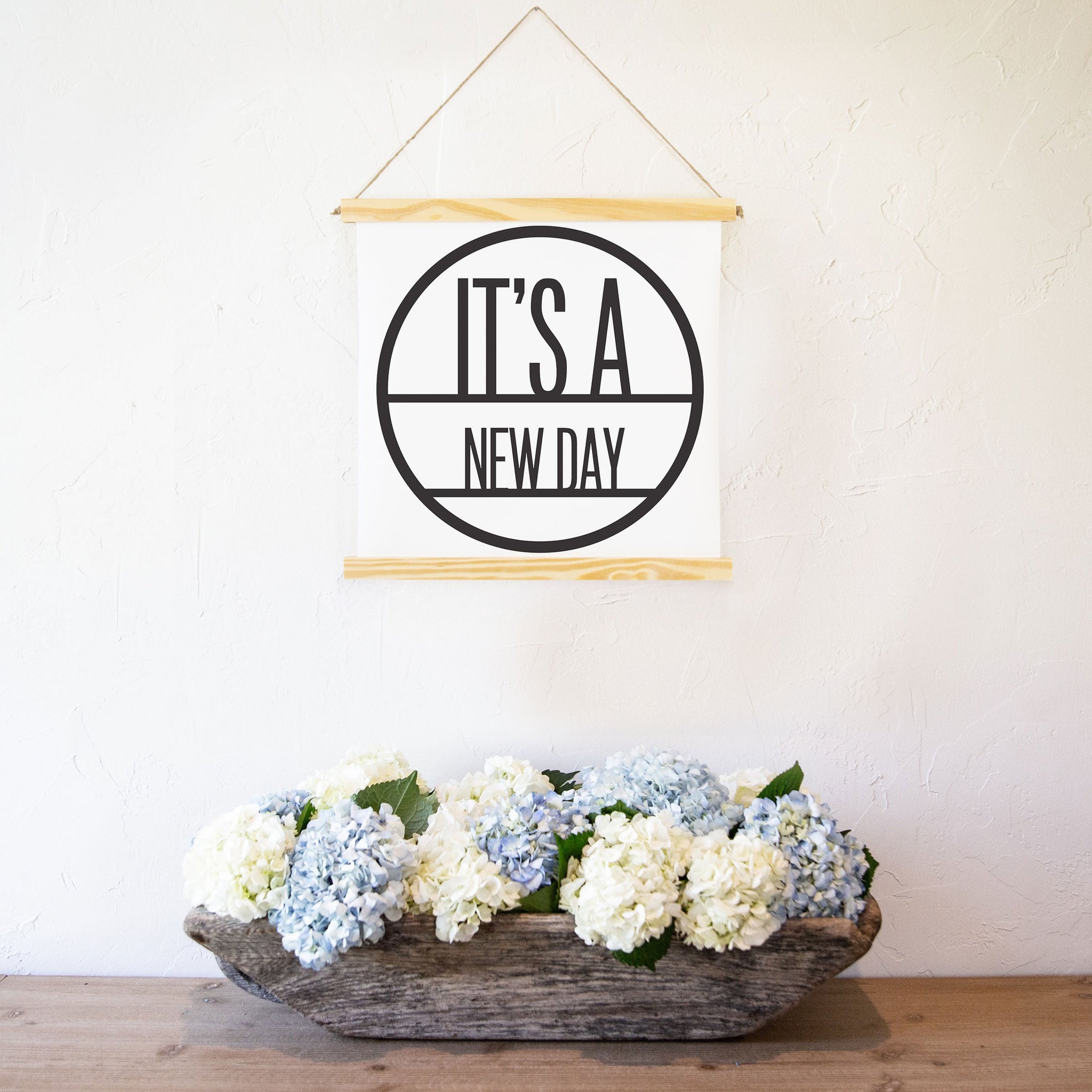 It's a New Day Wall Art - Inspirational Quote Sign | Smallwoods
